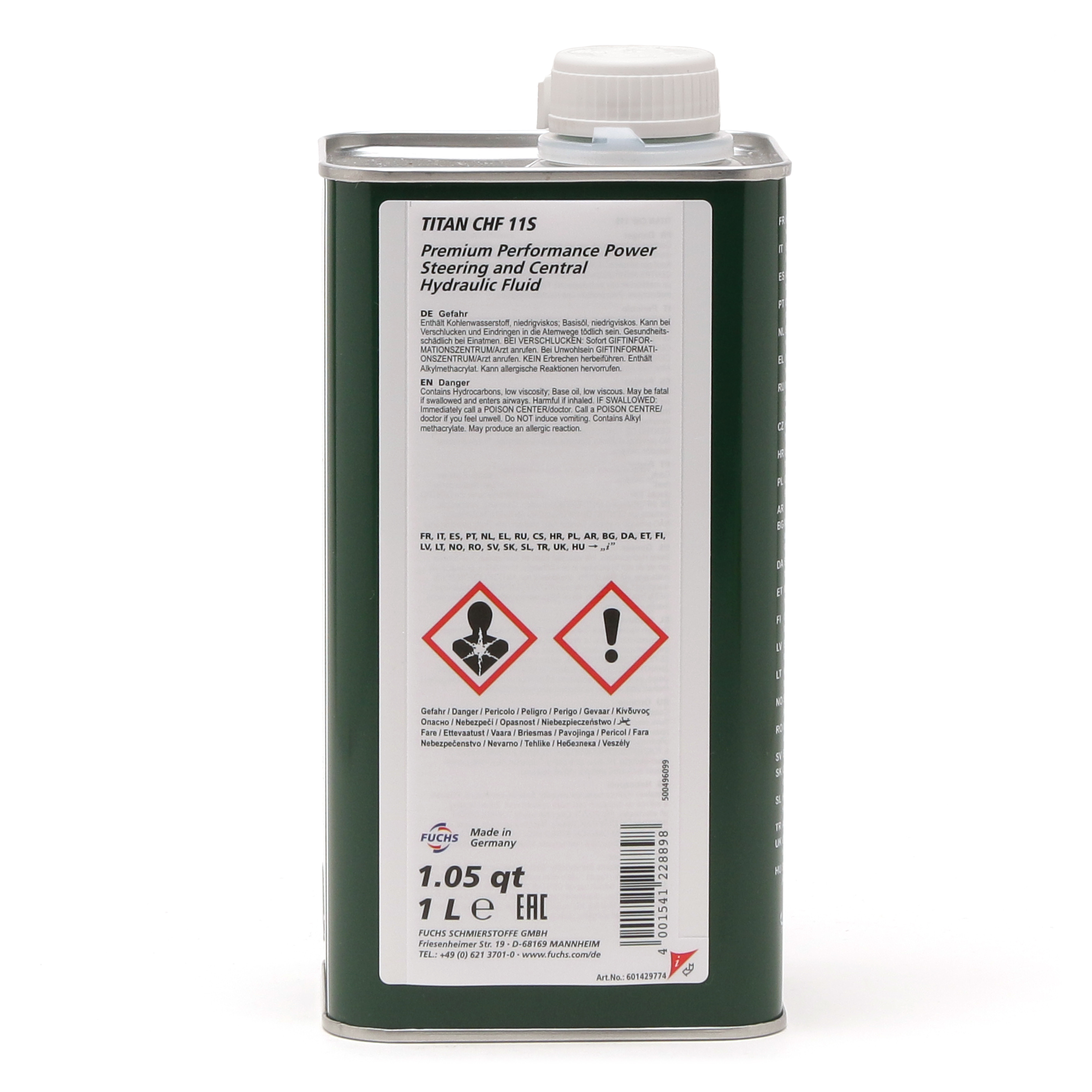 FUCHS TITAN CHF 11S Hydrauliköl 1l - AutoTeile-Direkt.at