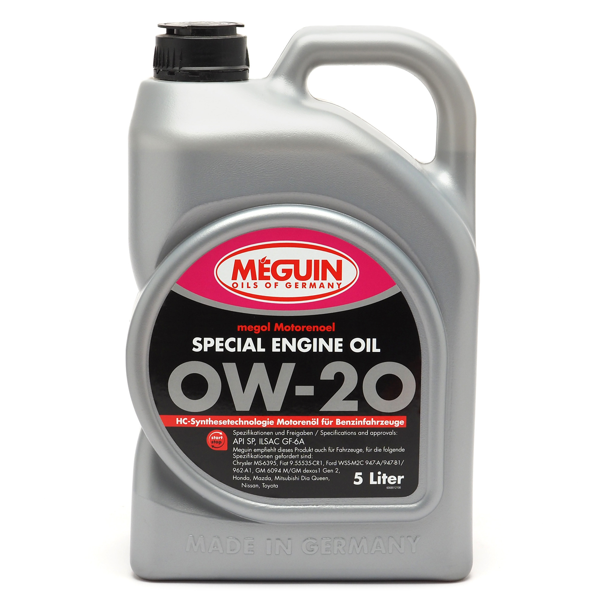 Meguin Megol 6851 Motoröl Special Engine Oil 0W-20 5 Liter - AutoTeile ...
