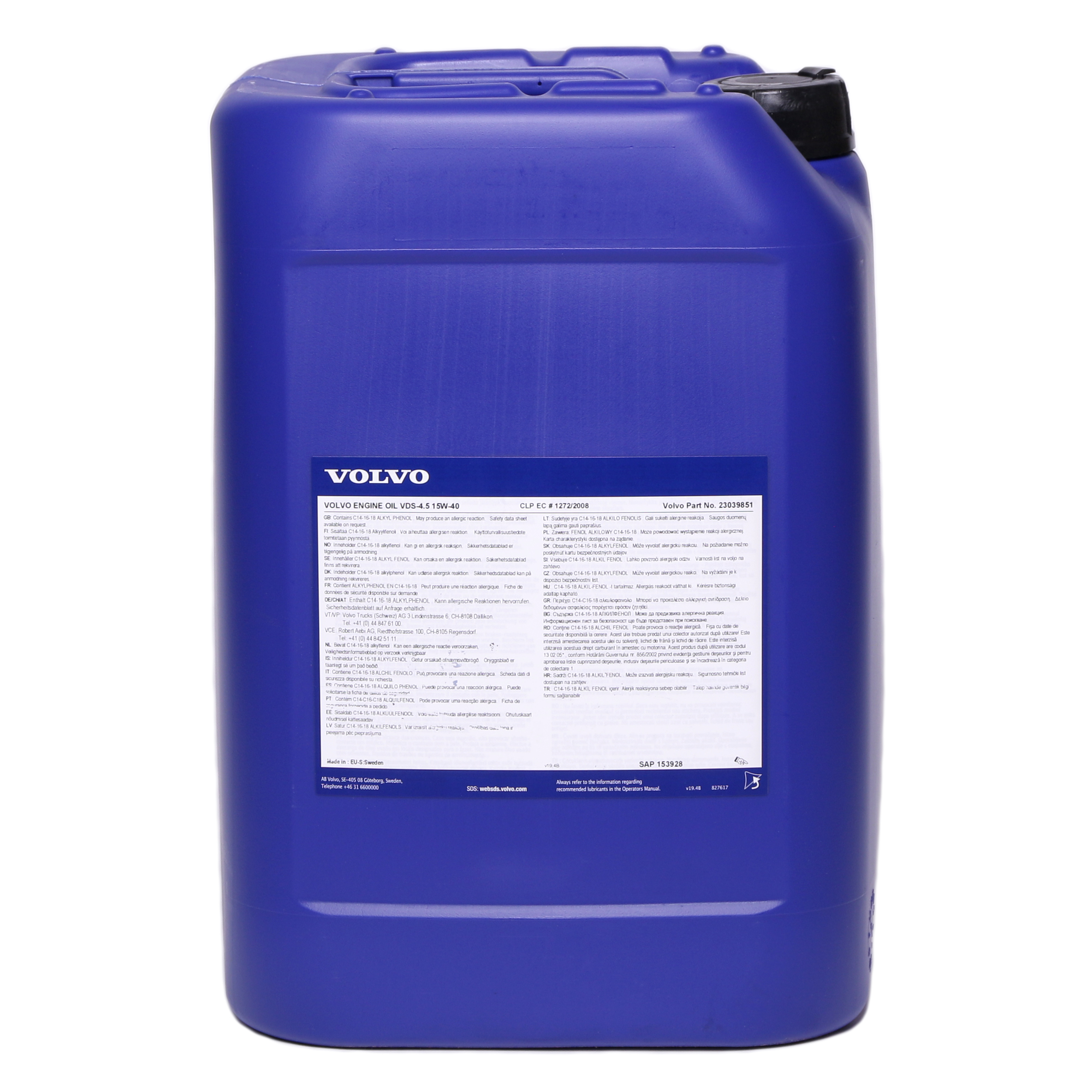 Original VOLVO Penta VDS-4.5 15W-40 20 Liter Kanister - AutoTeile-Direkt.at